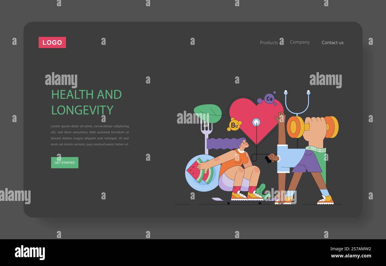 Healthy lifestyle concept. A seamless blend of exercise, balanced diet ...