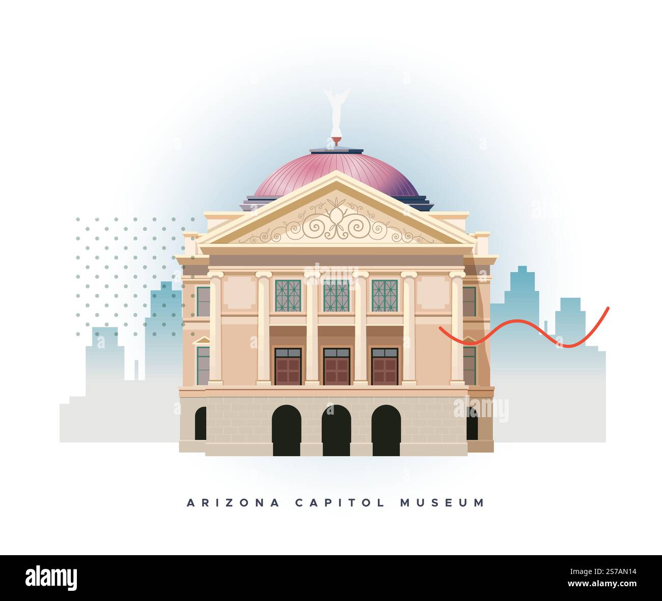 Phoenix tourism Stock Vector Images - Alamy