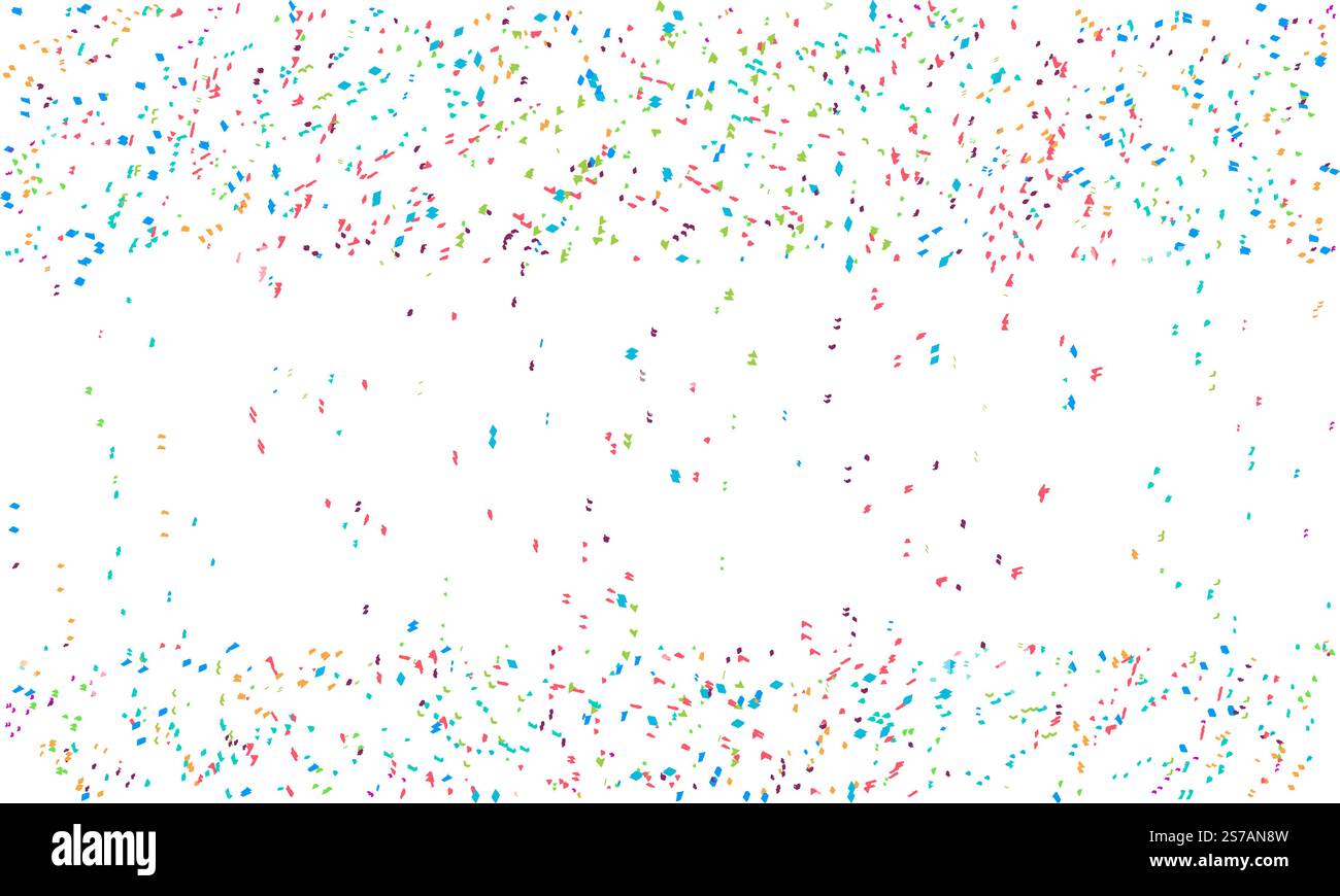 confetti isolated Random Shape Symbol on white background, Multi colored Random Shape Spread ...