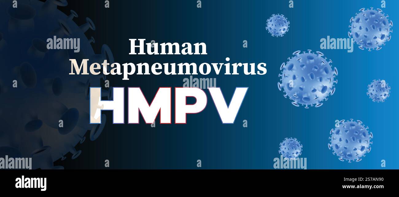 HMPV Virus Banner Template. Human Metapneumovirus Poster. hMPV Virus ...
