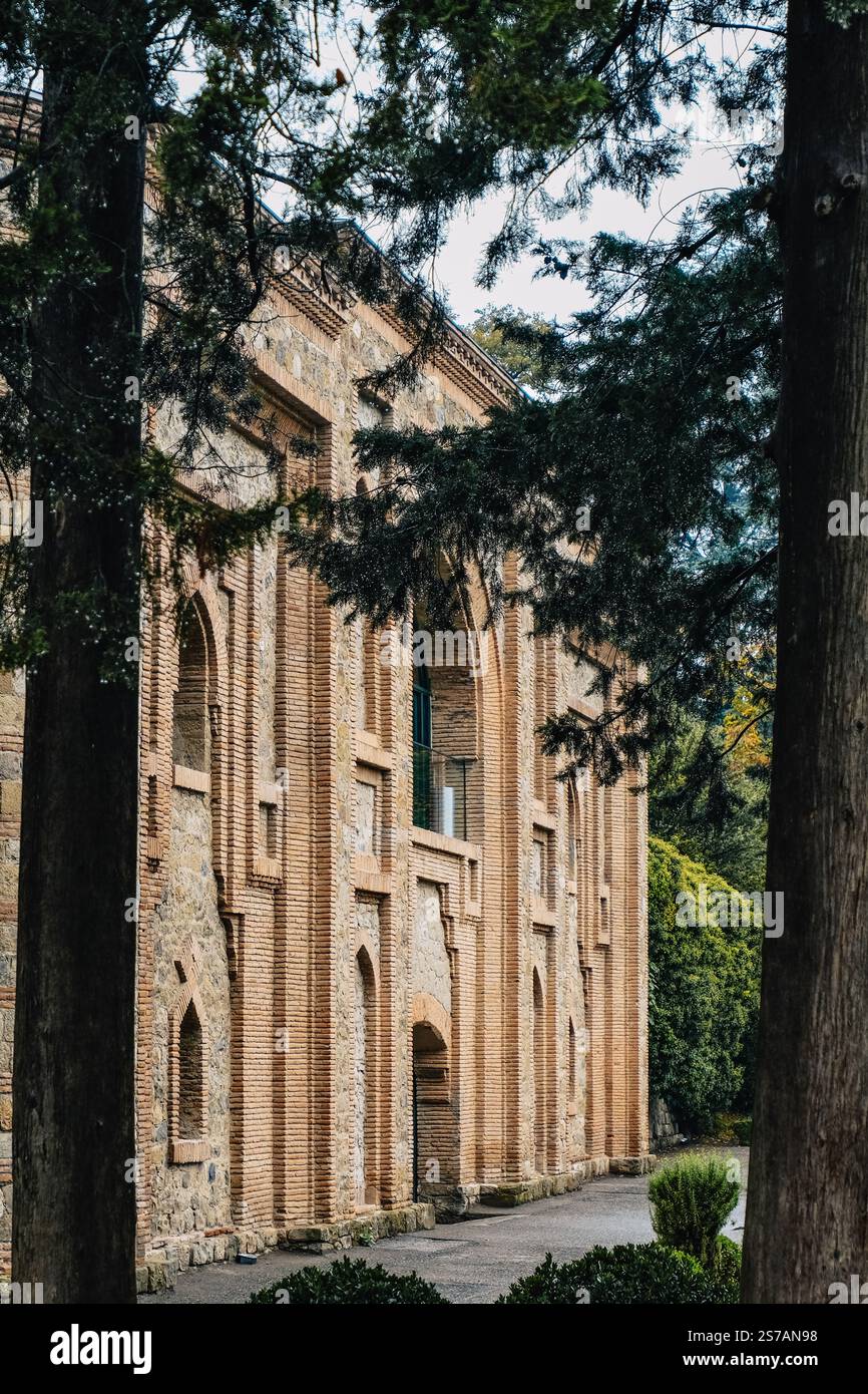 Facade of a restored building part of the Radisson luxury hotel located ...