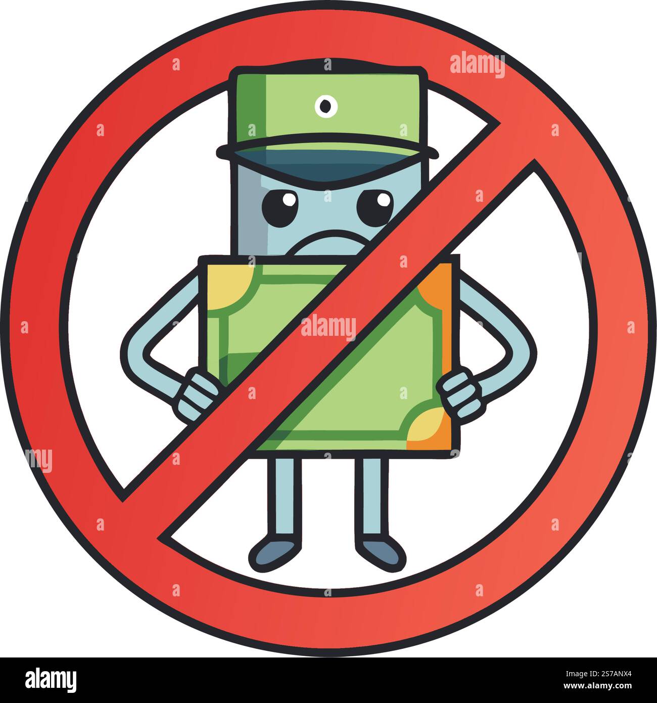 Crossed out policy Stock Vector Images - Alamy