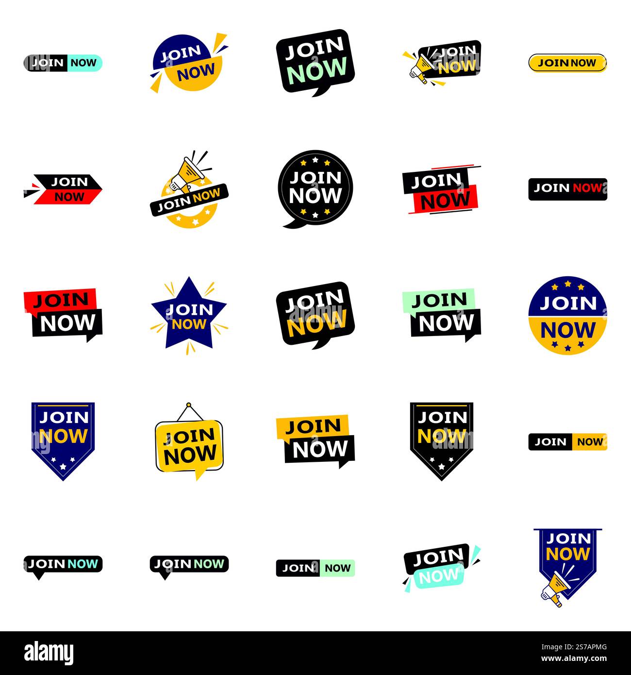 Join Now 25 Eye catching Typographic Banners for promoting membership ...