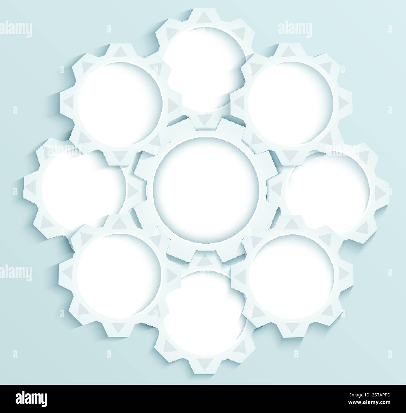 Parts of paper mechanisms. Suitable for infographics, presentations ...