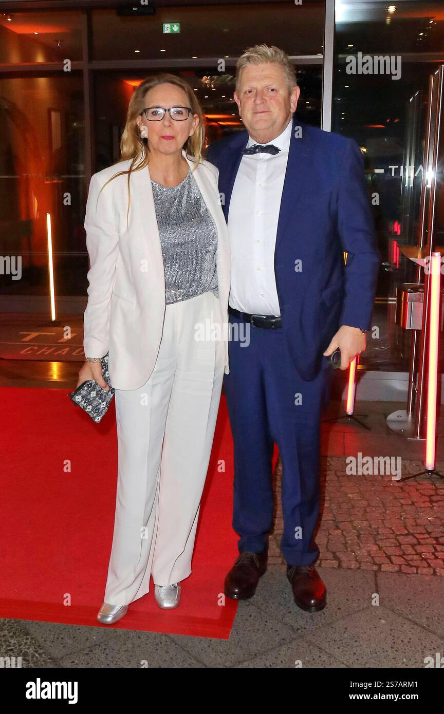 Barbara Slowik Meisel mit Ehemann Christian Meisel beim Presseball ...