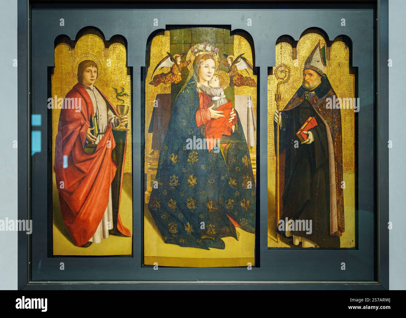 Florence, Italy, January 4, 2024: Saint Benedict. Antonello da Messina Stock Photo - Alamy