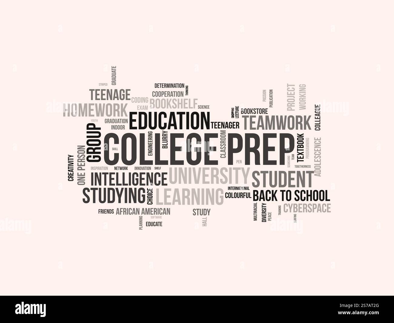 College Prep word cloud template. College Prep concept vector tagcloud ...