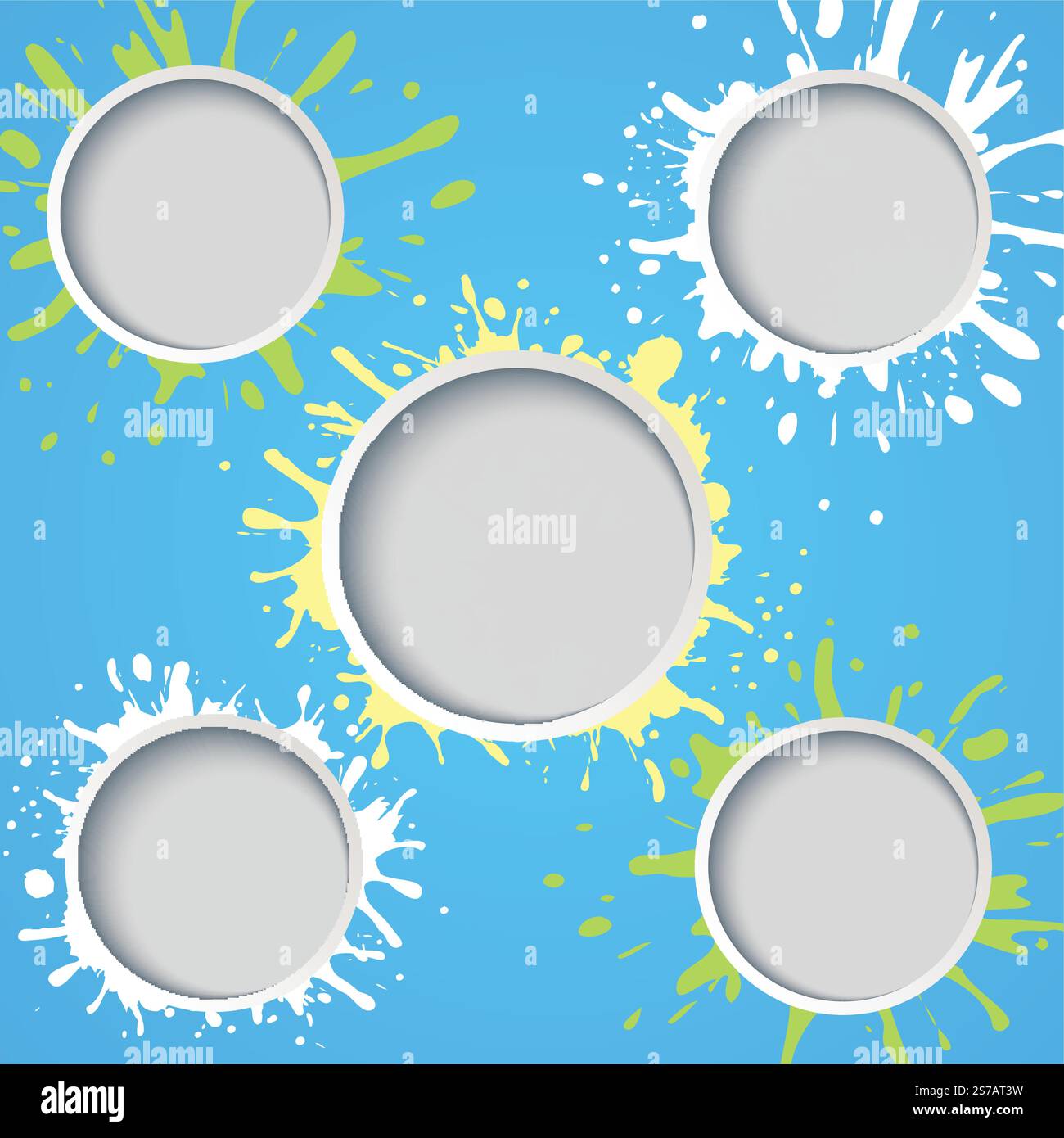 Spots of paint isolated Stock Vector Images - Alamy