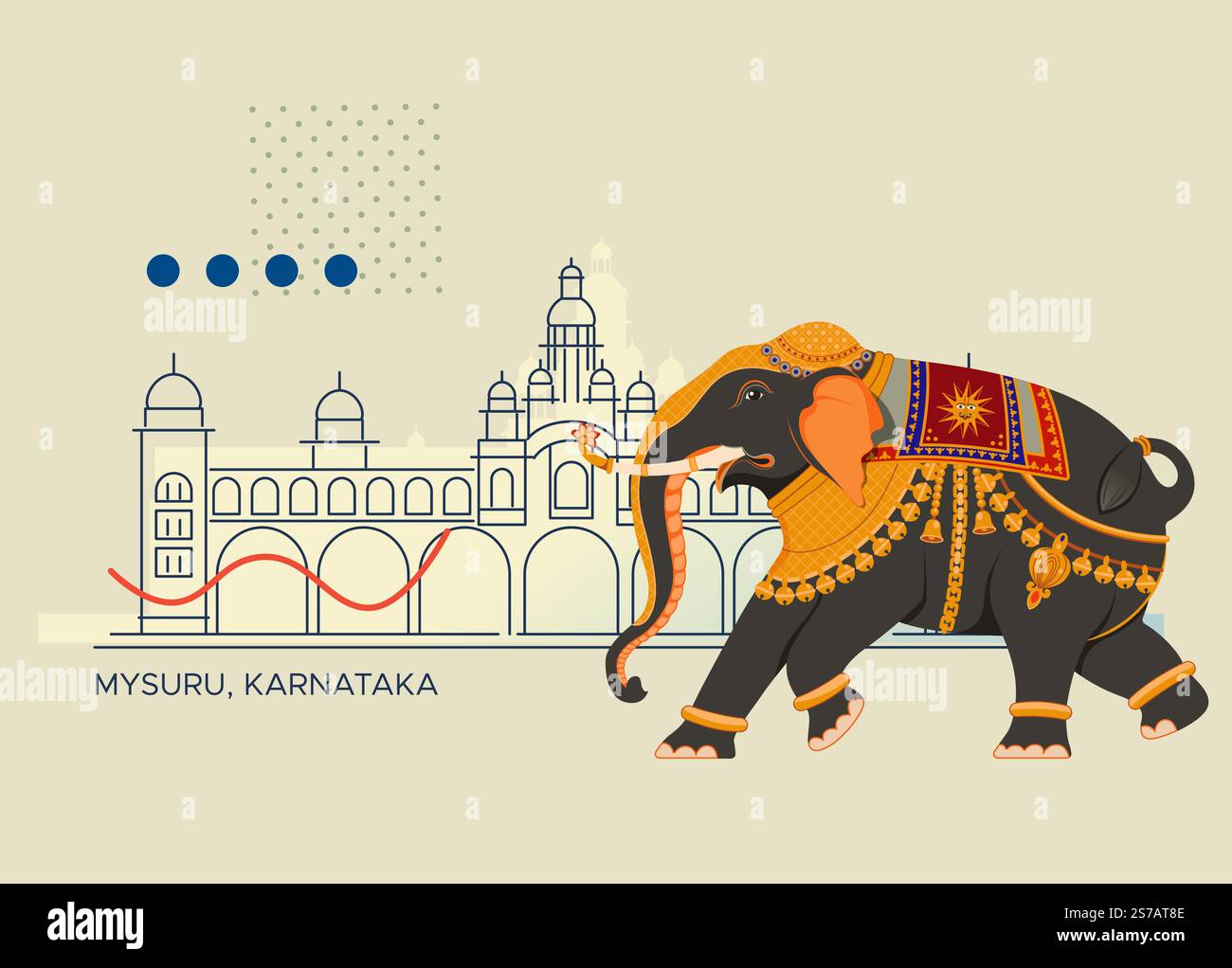Mysore dasara elephant hi-res stock photography and images - Alamy