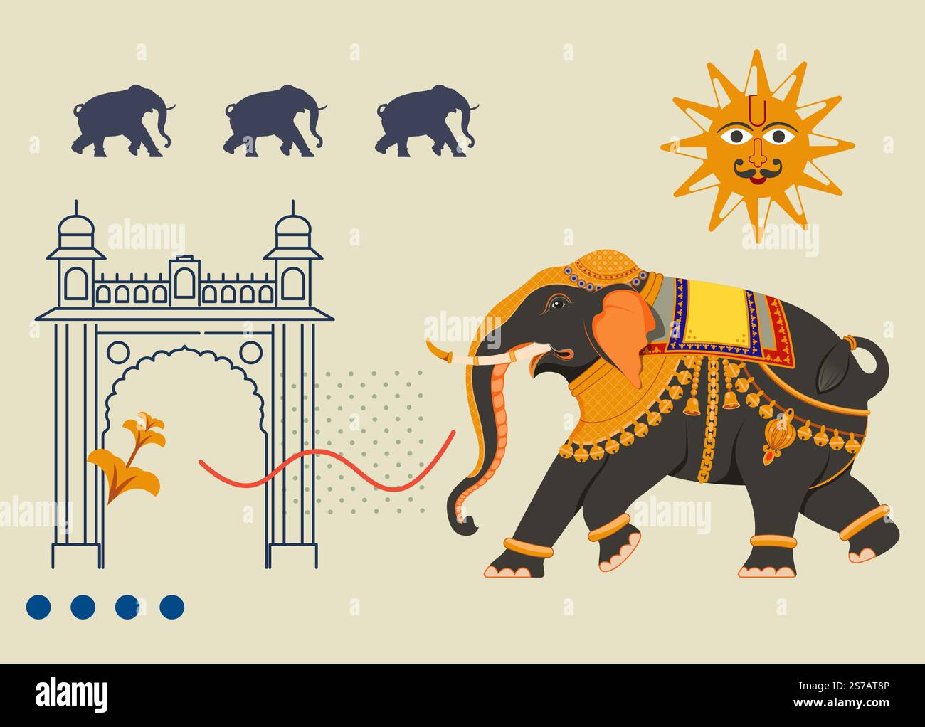Mysore dasara elephant hi-res stock photography and images - Alamy