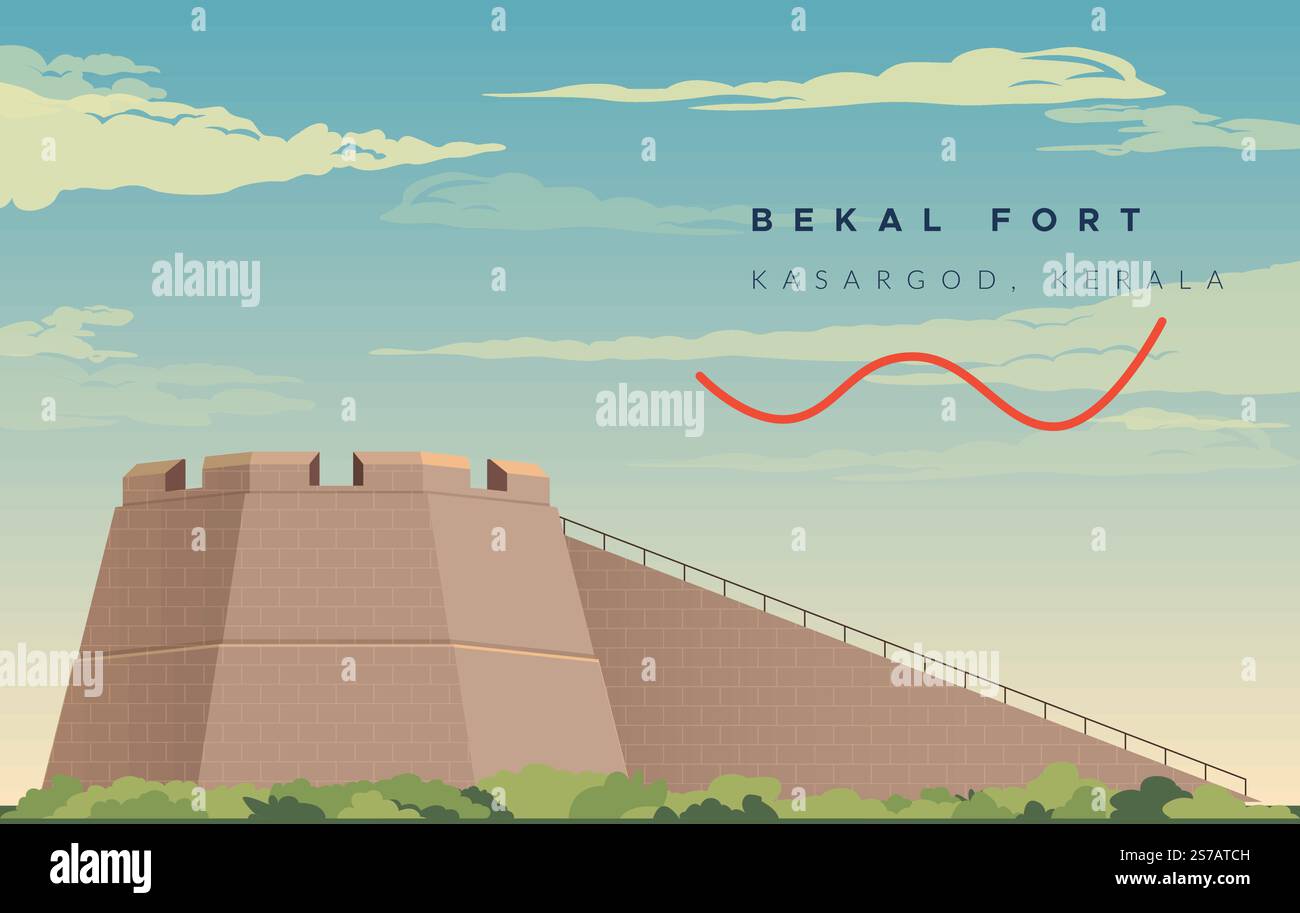 Bekal Fort - built by Shivappa Nayaka of Keladi near Kasargod, Kerala ...