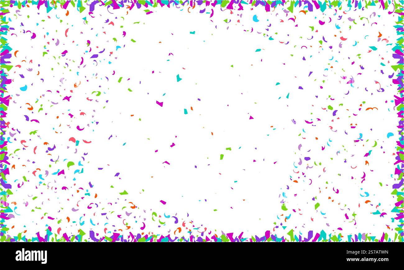 Random poly Shape Symbol on white background, Multi colored Random Shape Spread confetti design ...