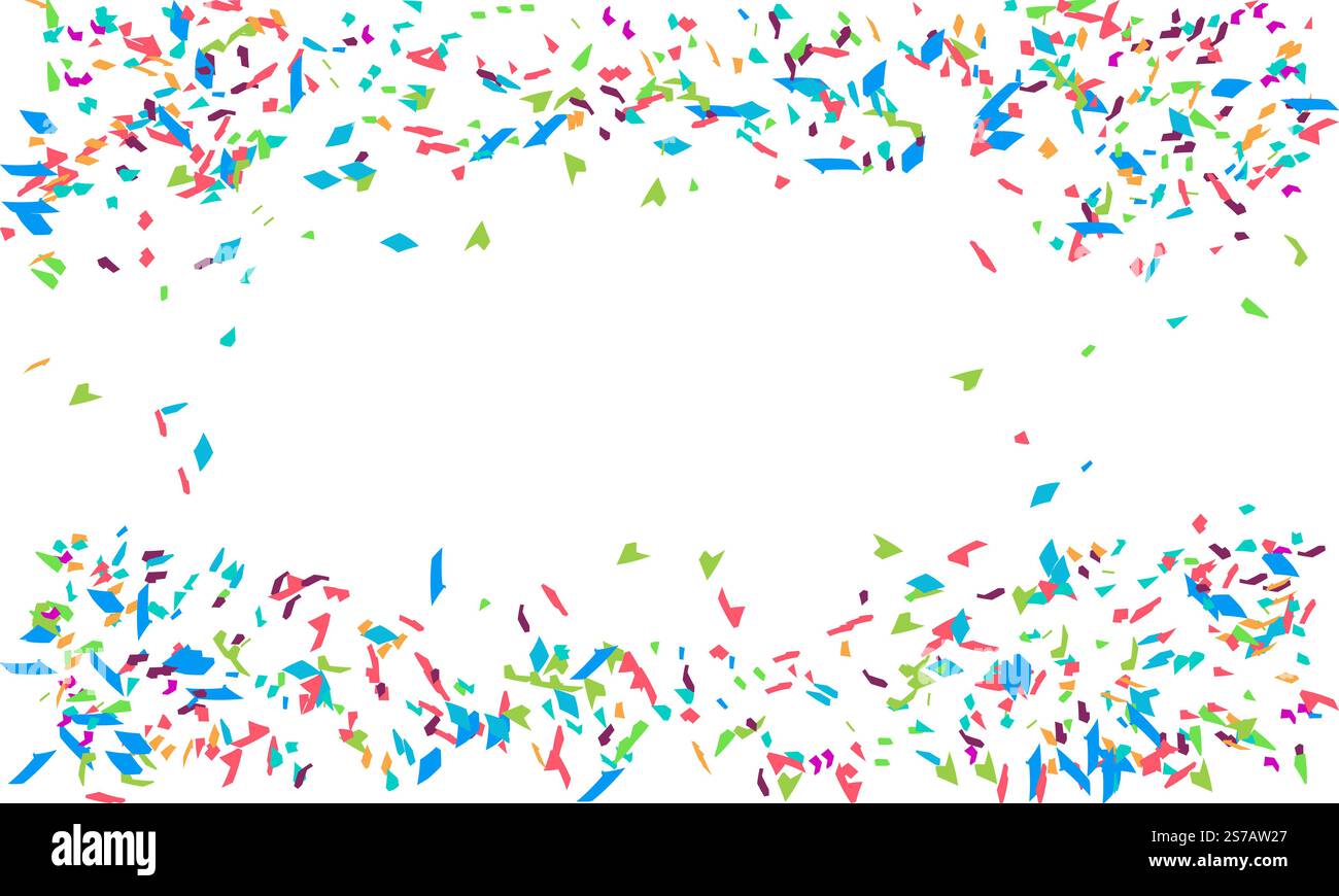 confetti isolated Random Shape Symbol on white background, Multi ...