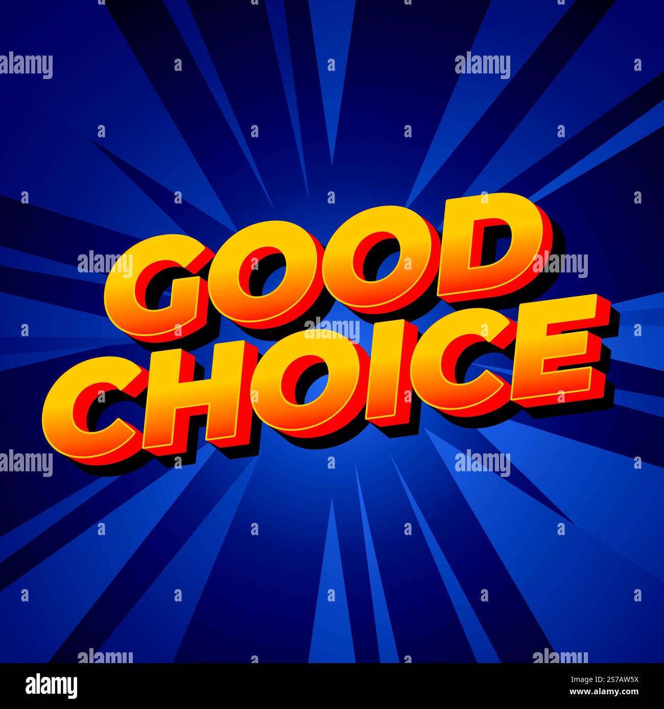 Good choice. text effect design for social media ads purpose Stock ...