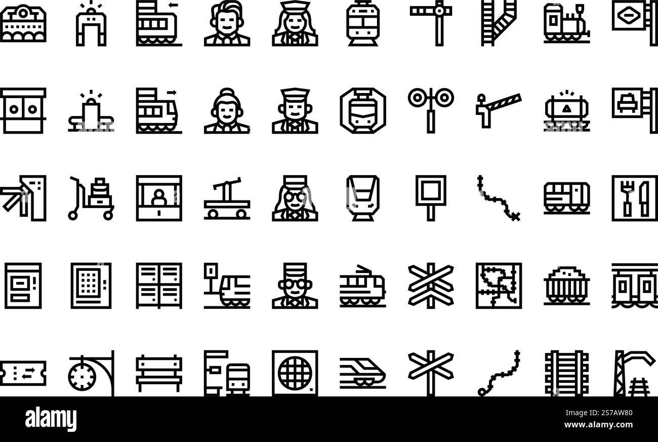 High-Quality Vector Icons Collection with Editable Stroke. Ideal for Professional and Creative ...