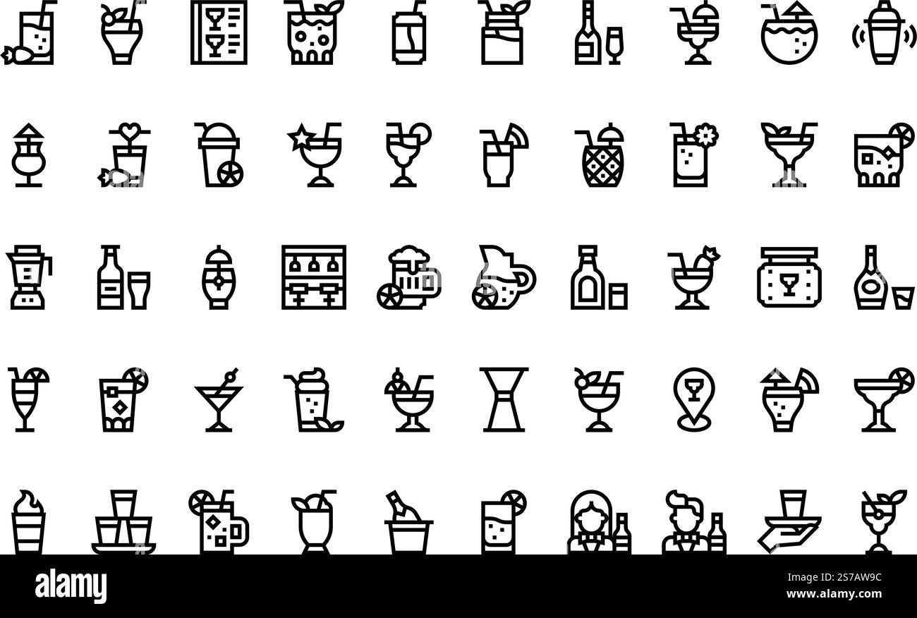 High-Quality Vector Icons Collection with Editable Stroke. Ideal for Professional and Creative ...
