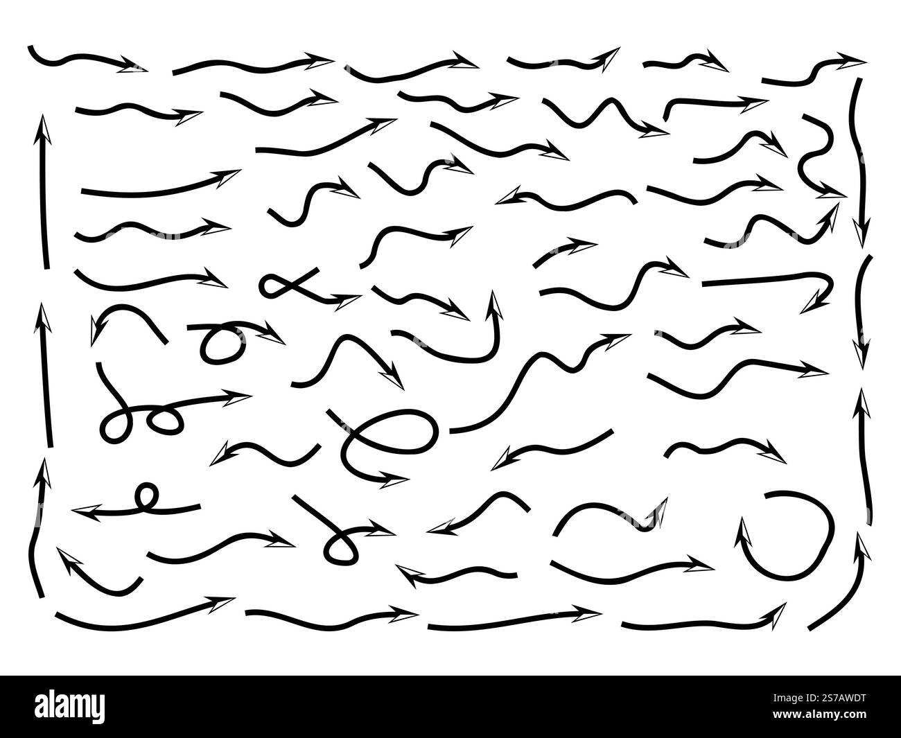 Arrow collection icon Stock Vector Images - Alamy