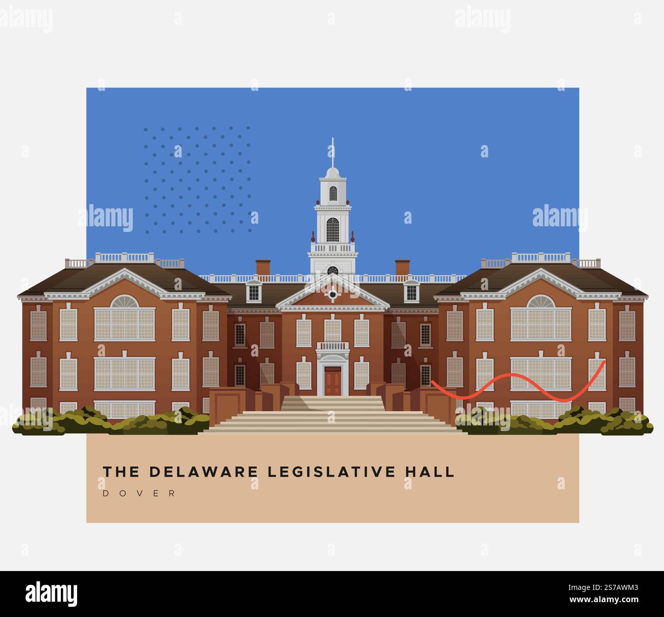 Hall of state in view Stock Vector Images - Alamy
