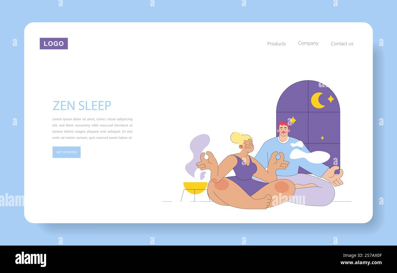 Restful setting Stock Vector Images - Alamy