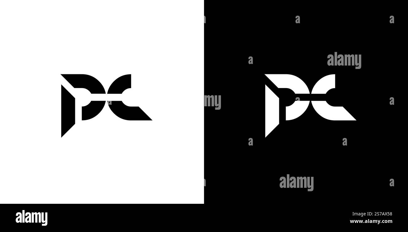 Modern and cool PC logo design Stock Vector Image & Art - Alamy