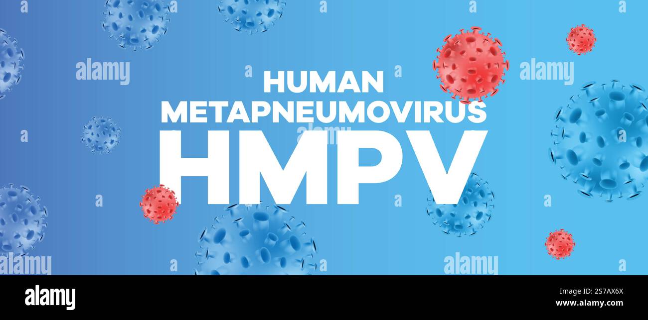 HMPV Virus Banner Template. Human Metapneumovirus Poster. hMPV Virus ...