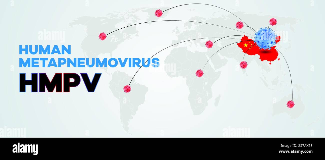 HMPV Virus Banner Template. Human Metapneumovirus Poster. hMPV Virus ...