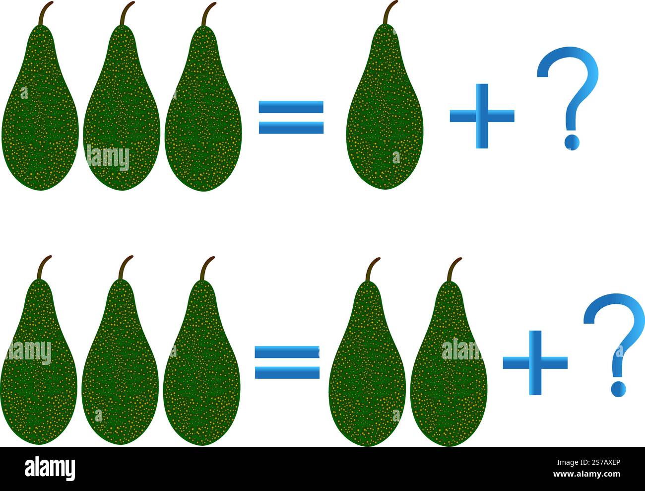 Educational games for children, on the composition of the three ...