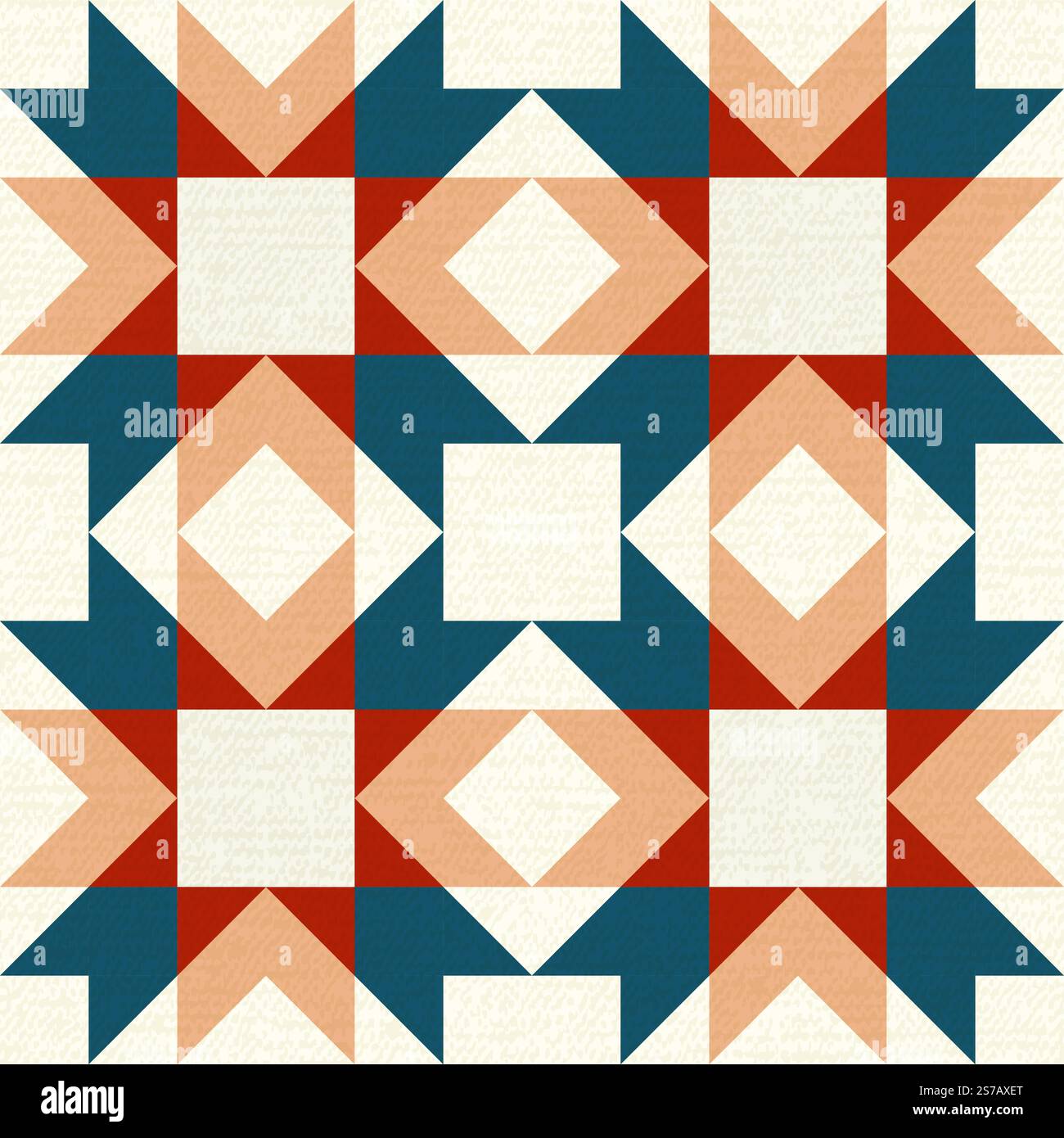 Rustic patchwork plaid pattern, seamless quilt block pattern background ...