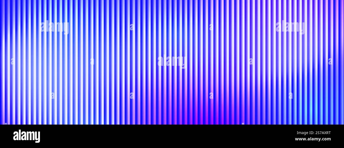 Iridescent ribbed glass background. Light blue frosted reeded wallpaper ...