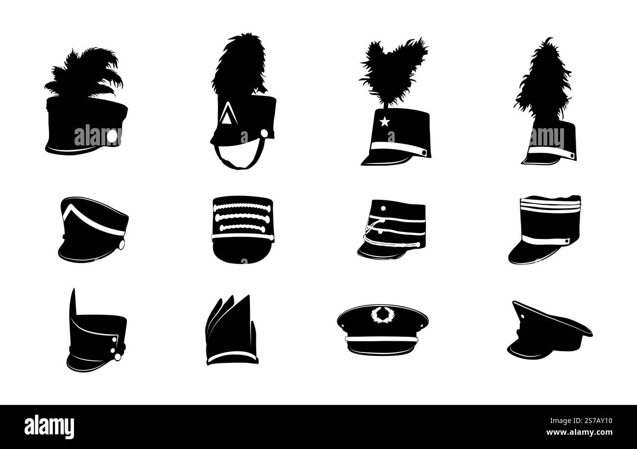 Marching band hat vectors hi-res stock photography and images - Alamy