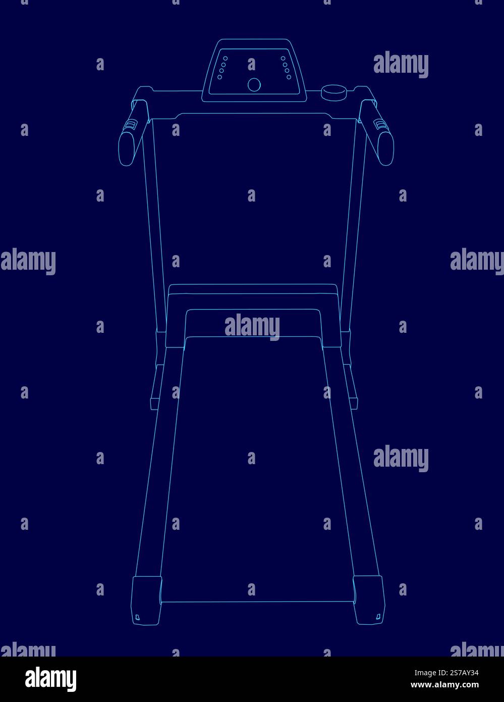 Treadmill controls Stock Vector Images - Alamy