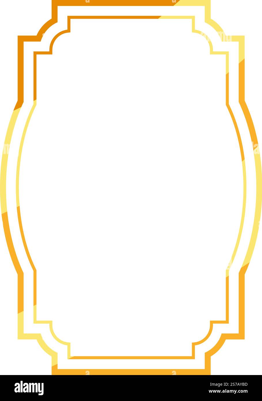 golden frame simple Stock Vector Image & Art - Alamy