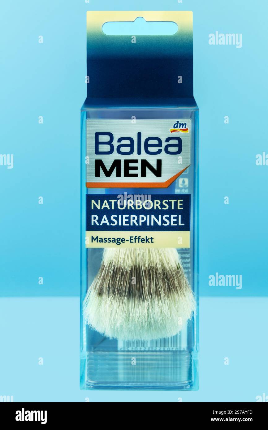 Hamburg, Germany - November 19 2024: Shaving Brush German Balea Men ...