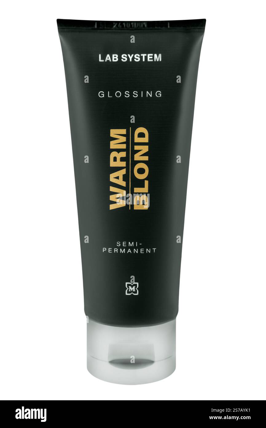 Hamburg, Germany - January 18 2025: Glossing Warm Blond Lab System ...