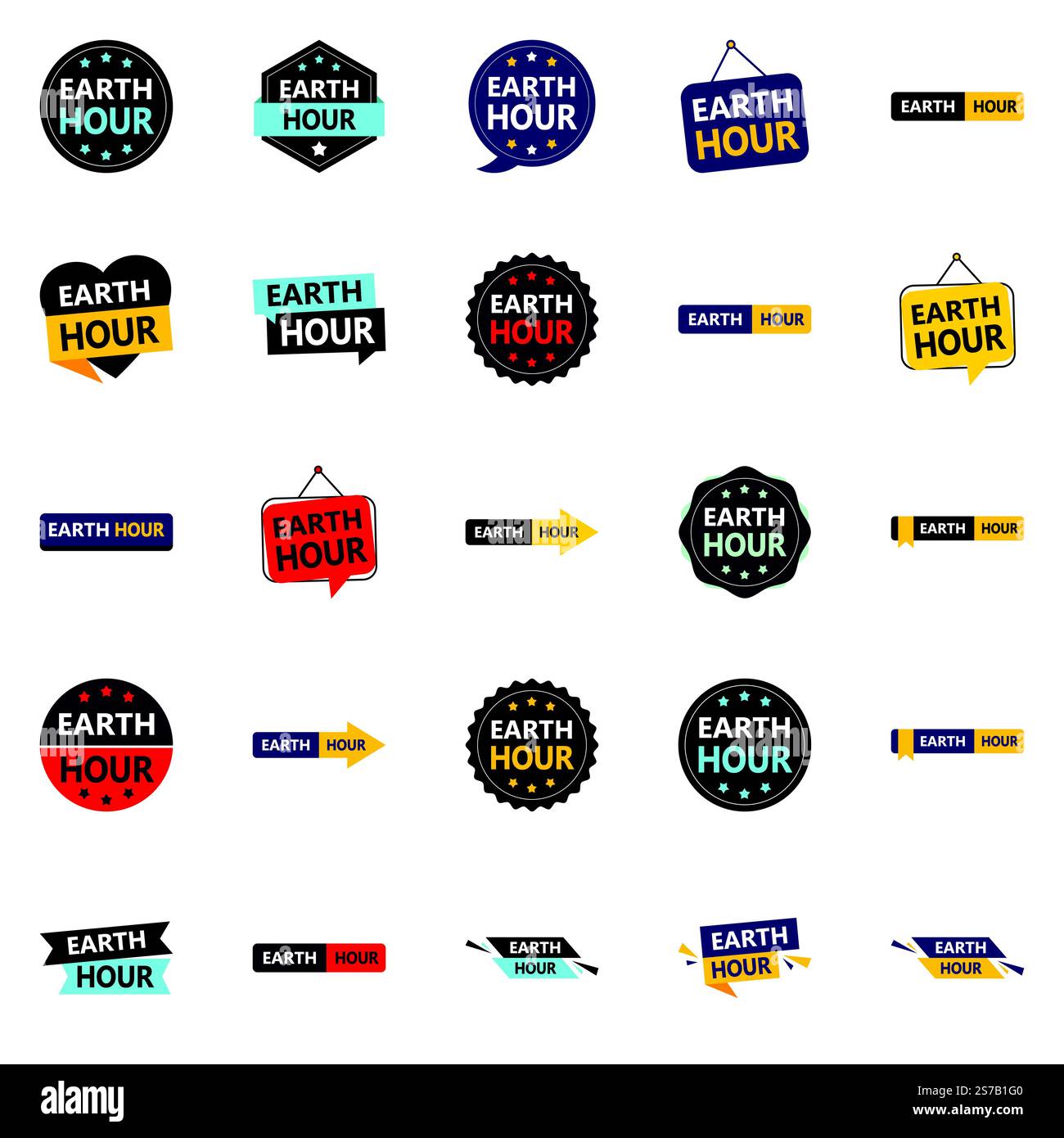 Earth Hour 25 Eye catching Vector Designs for Increased Environmental ...