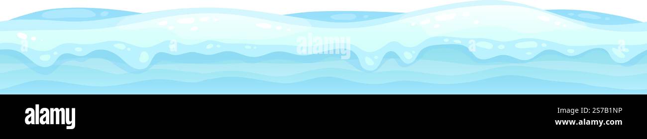 Soft light blue wave patterns create a seamless texture, perfect for ...