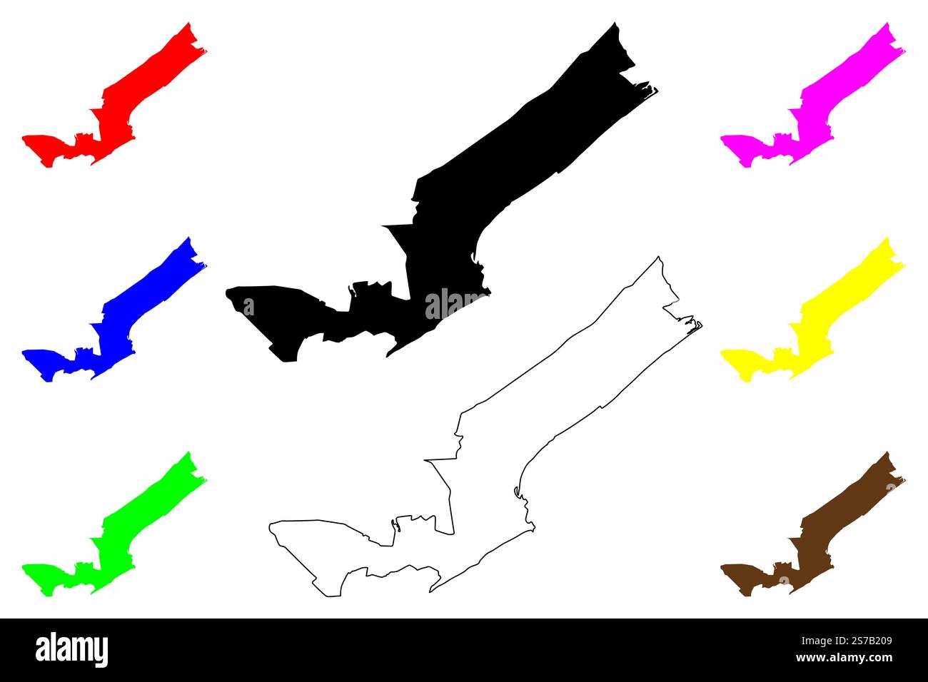 Macae city (Federative Republic of Brazil, Rio de Janeiro state) map ...