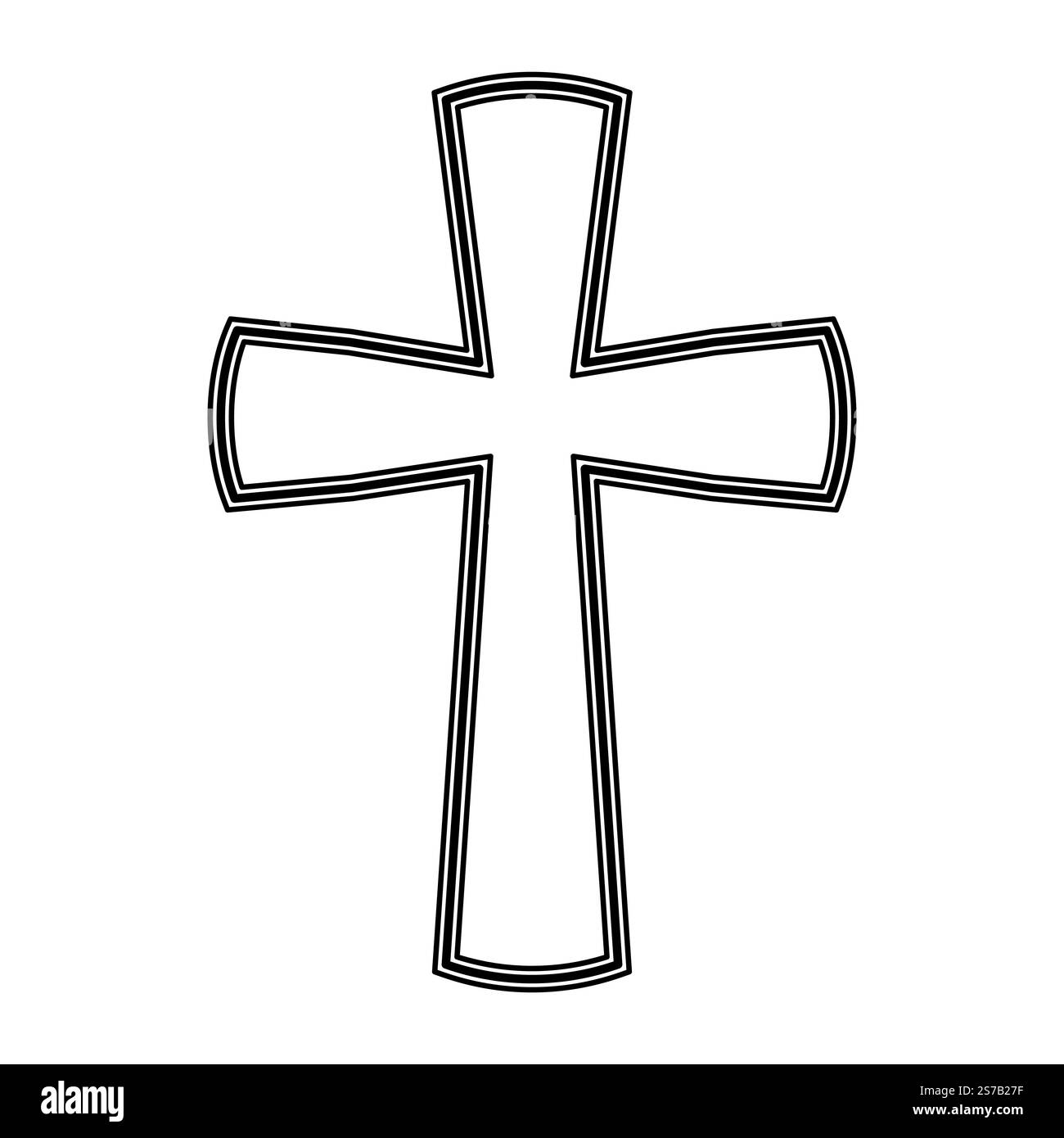 The double cross Cut Out Stock Images & Pictures - Alamy
