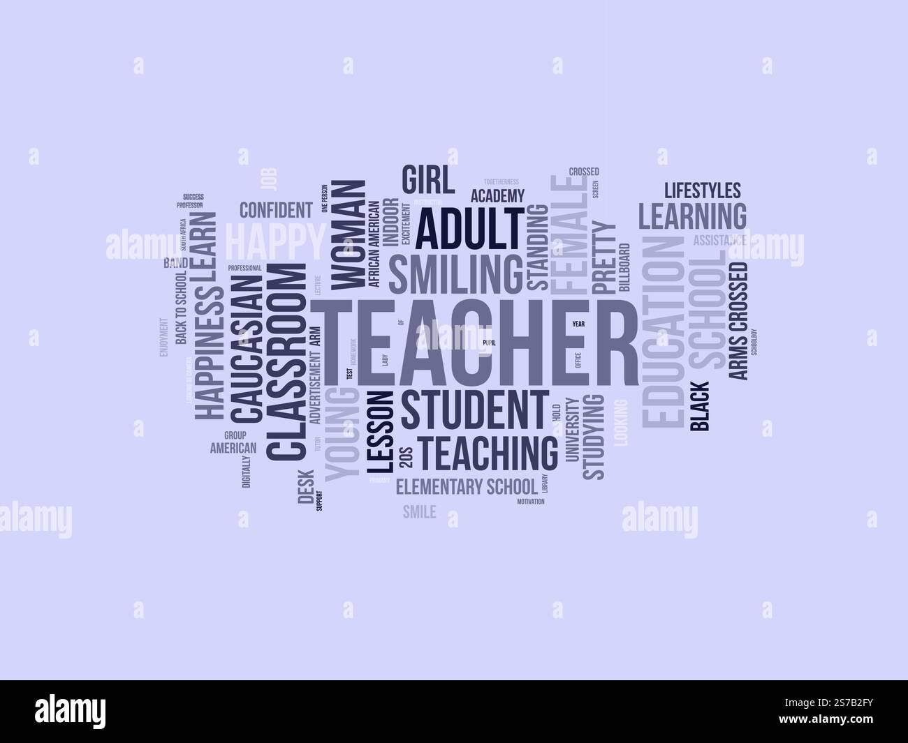 Teacher word cloud template. Teacher concept vector tagcloud background ...