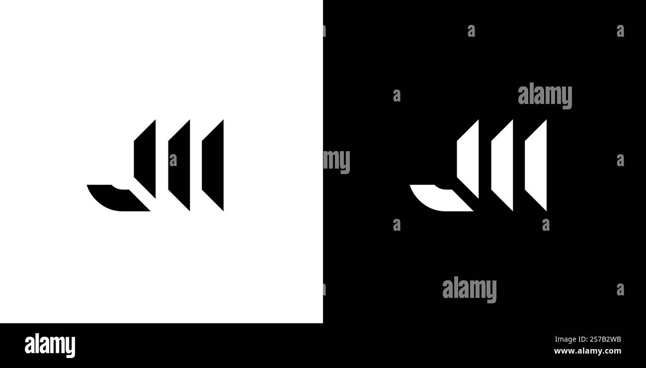 Modern and cool JM logo design Stock Vector Image & Art - Alamy