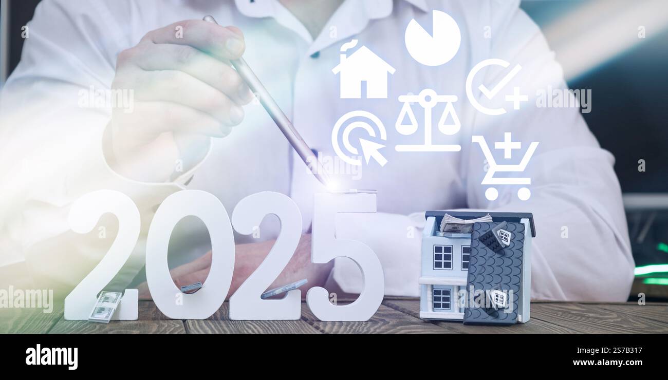 Digital finance and real estate technology 2025: a pen interacting with ...