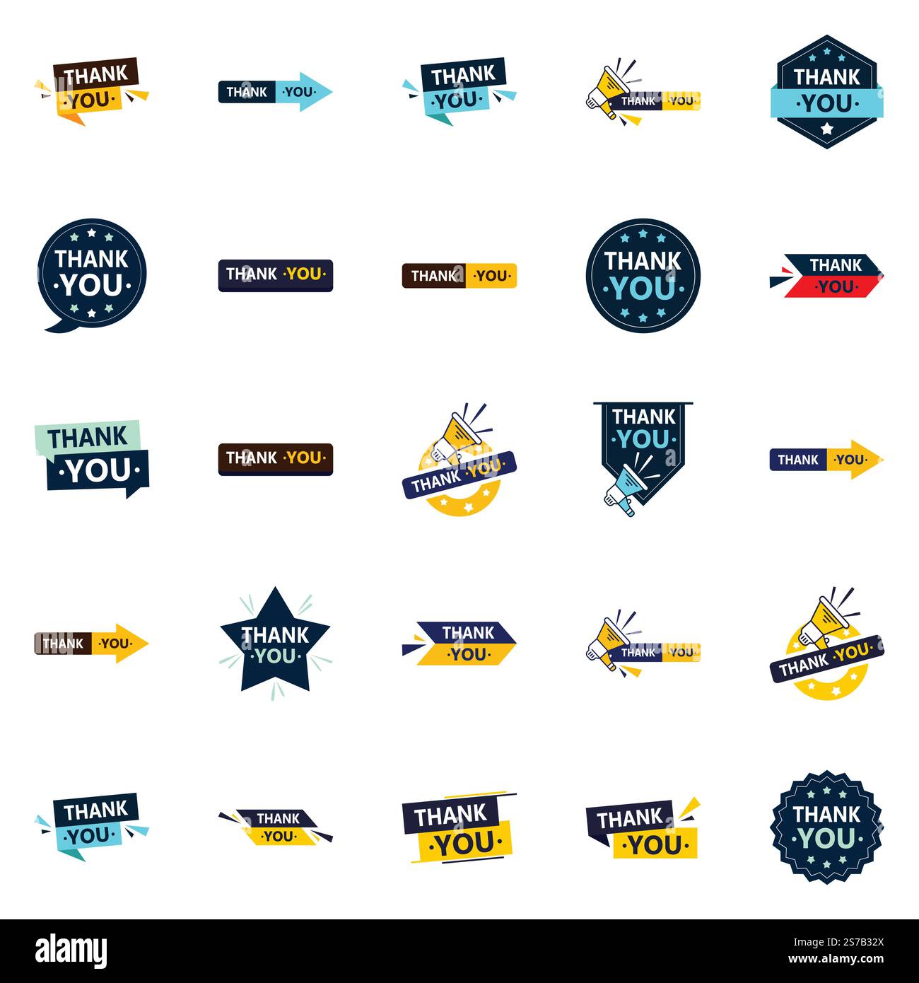 25 Professional Vector Designs for Showing Appreciation Stock Vector ...