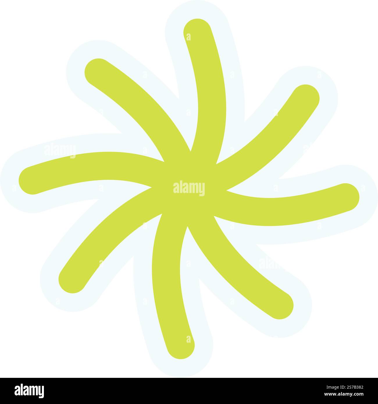 Y2K Retro Spiral Sticker Stock Vector Image & Art - Alamy