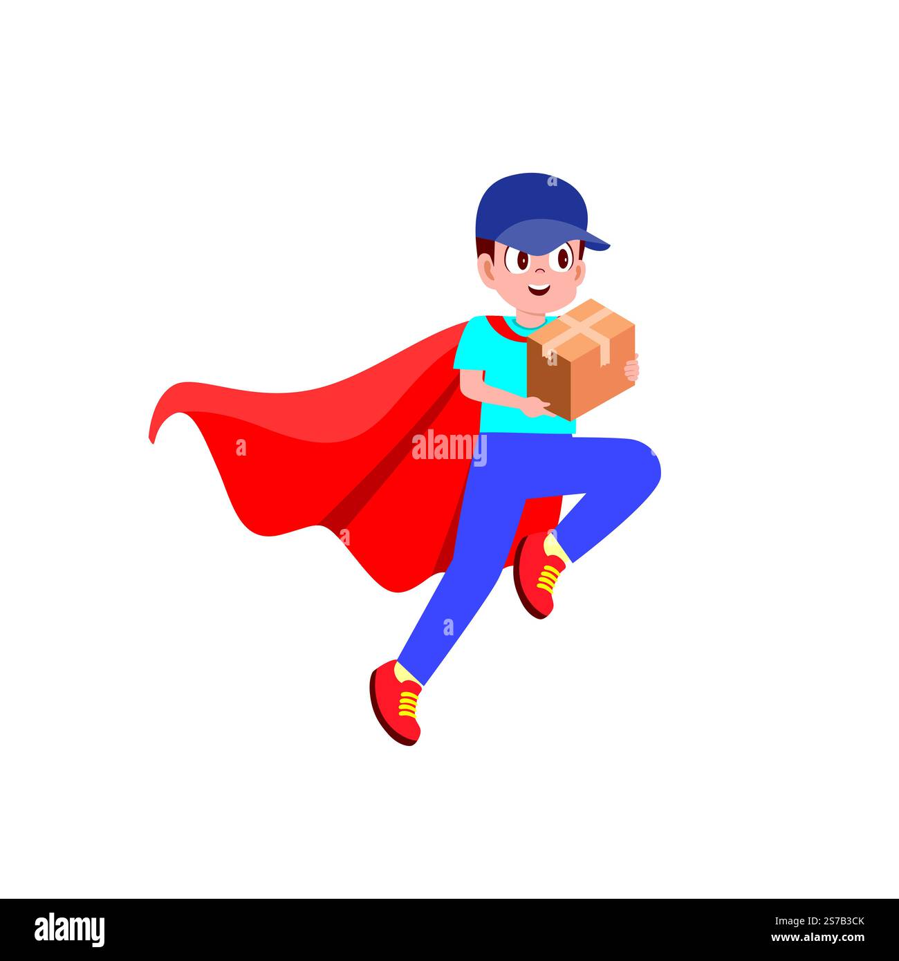 Cartoon fast food superhero Stock Vector Images - Alamy