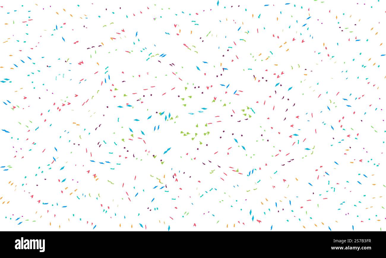 confetti isolated Random Shape Symbol on white background, Multi ...