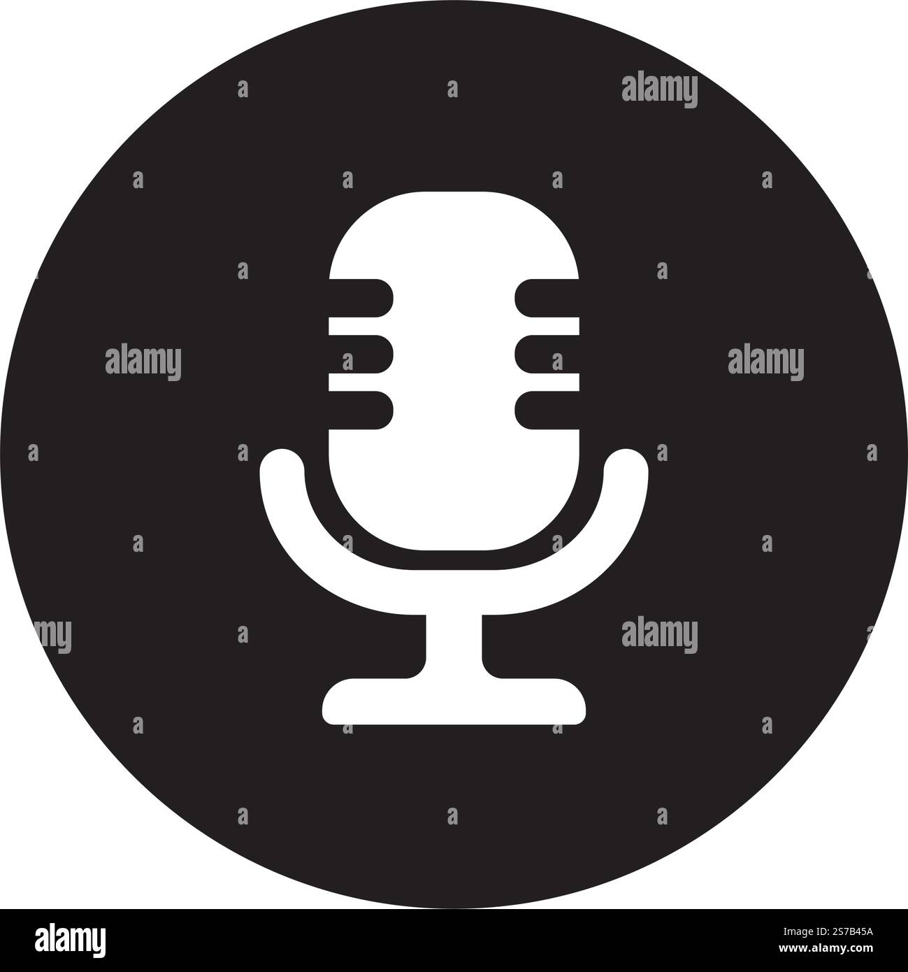 microphone web social media Stock Vector Image & Art - Alamy