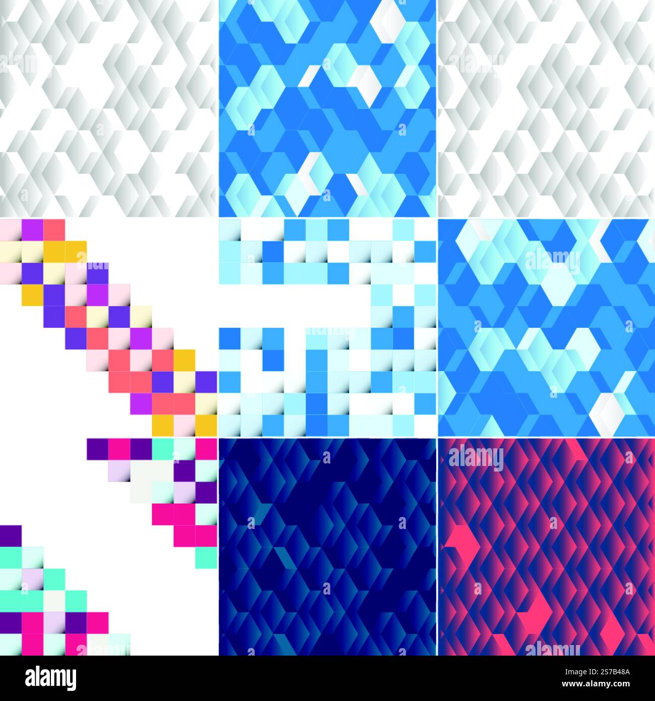 Vector illustration of abstract squares as a background design suitable ...