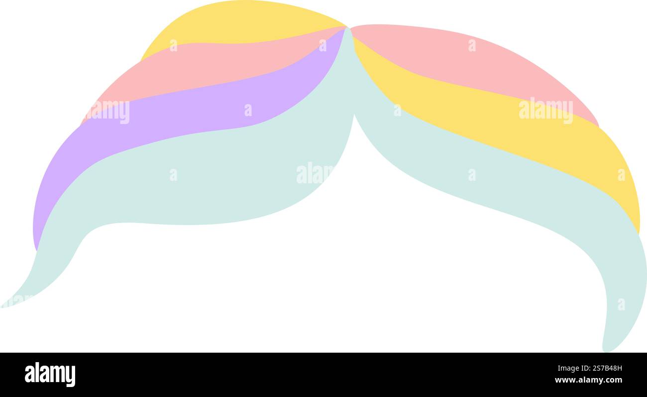Mustache art project Stock Vector Images - Alamy