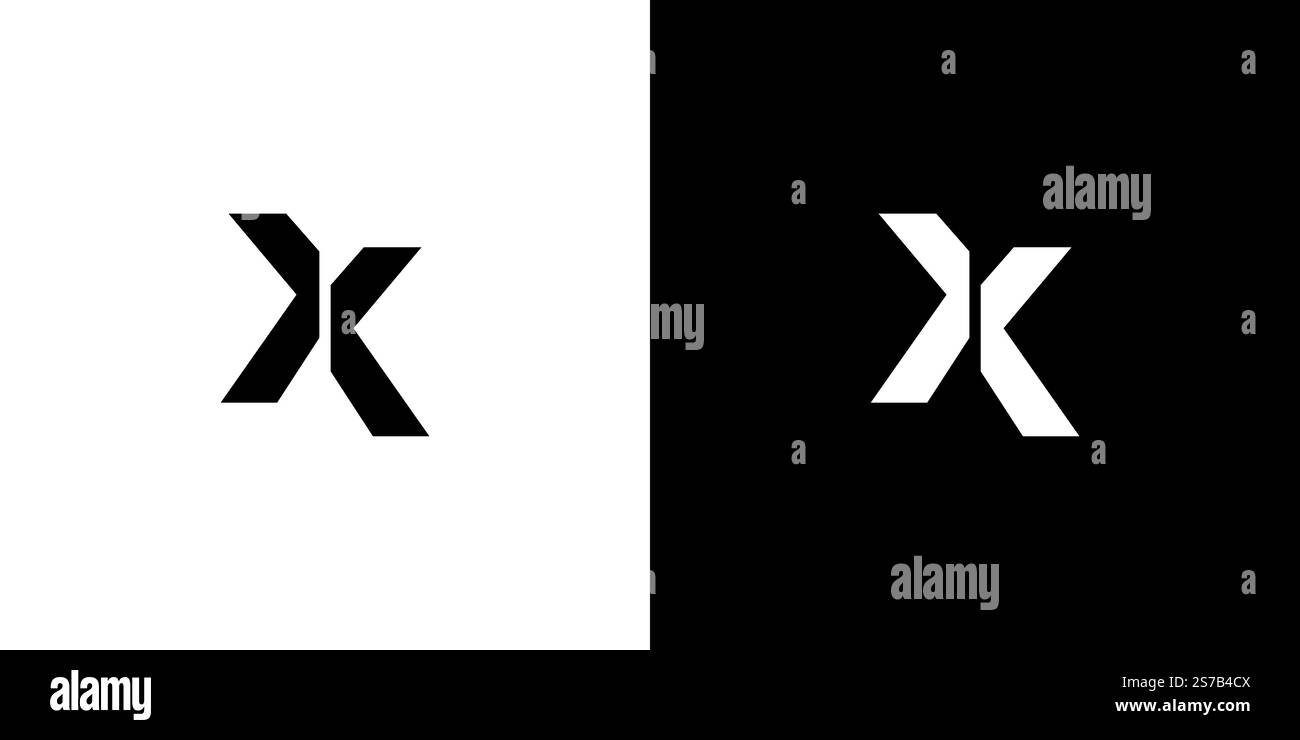 X logo design Black and White Stock Photos & Images - Alamy