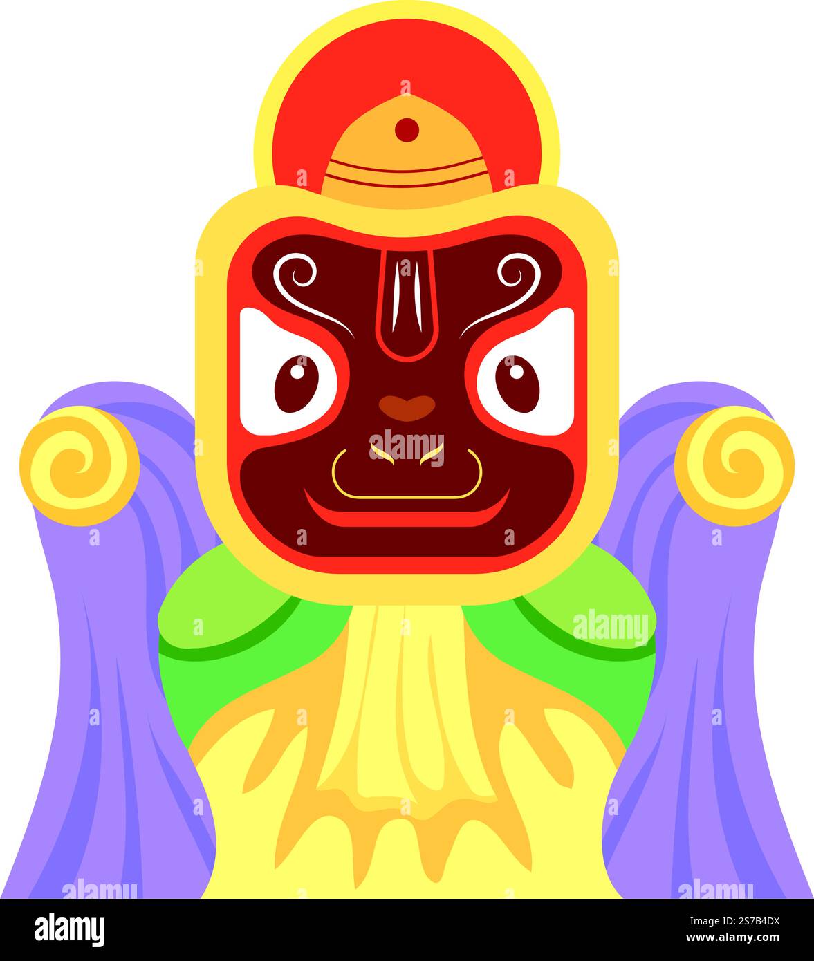lord balbhadra mask rath yatra hindu Stock Vector Image & Art - Alamy